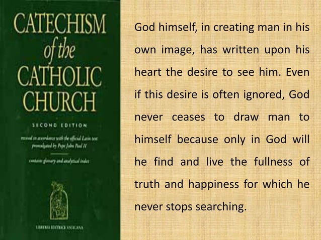 Compendium of the catechism chapter 1 | PDF