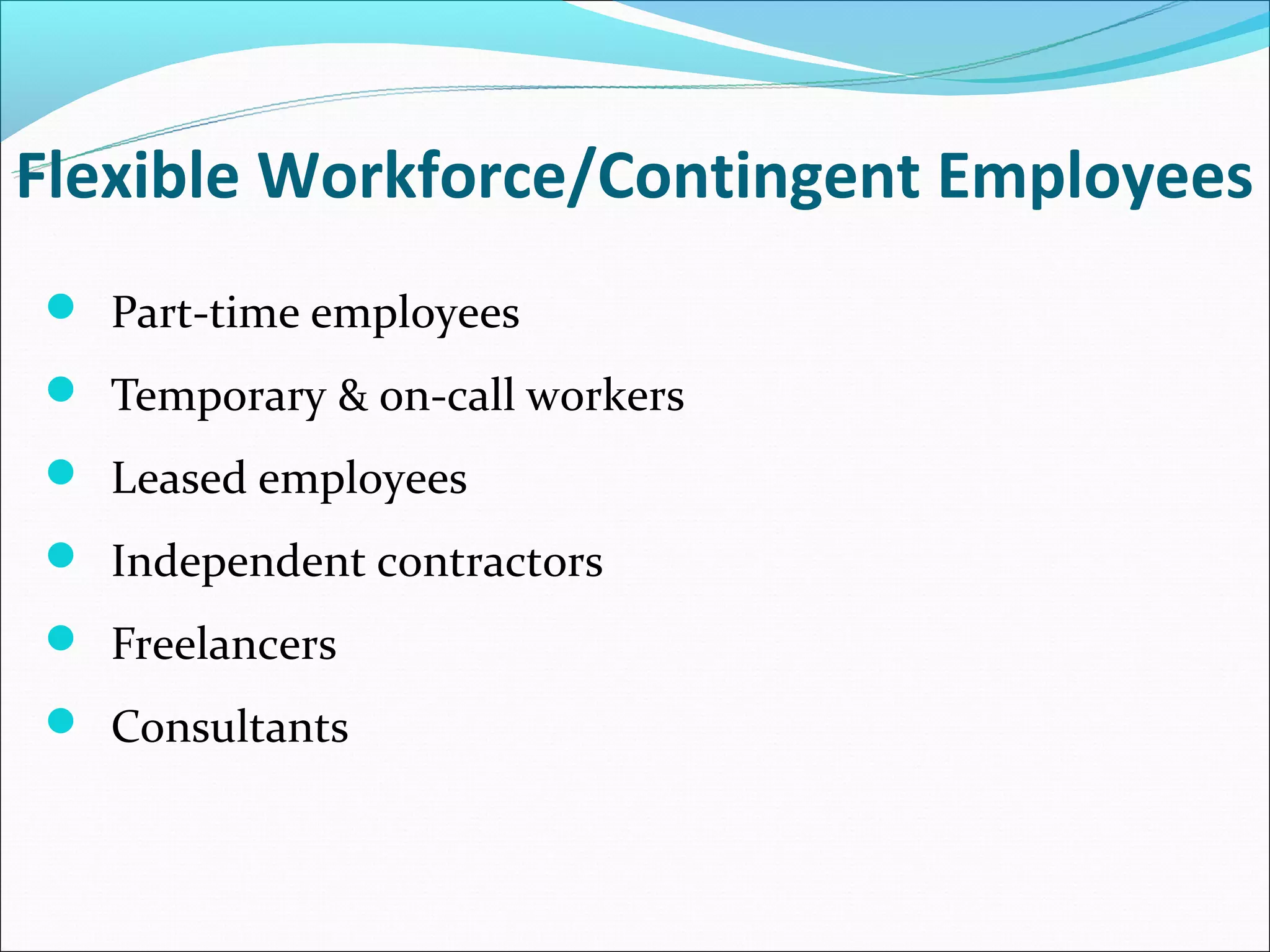 Compensating flexible workforce | PPT