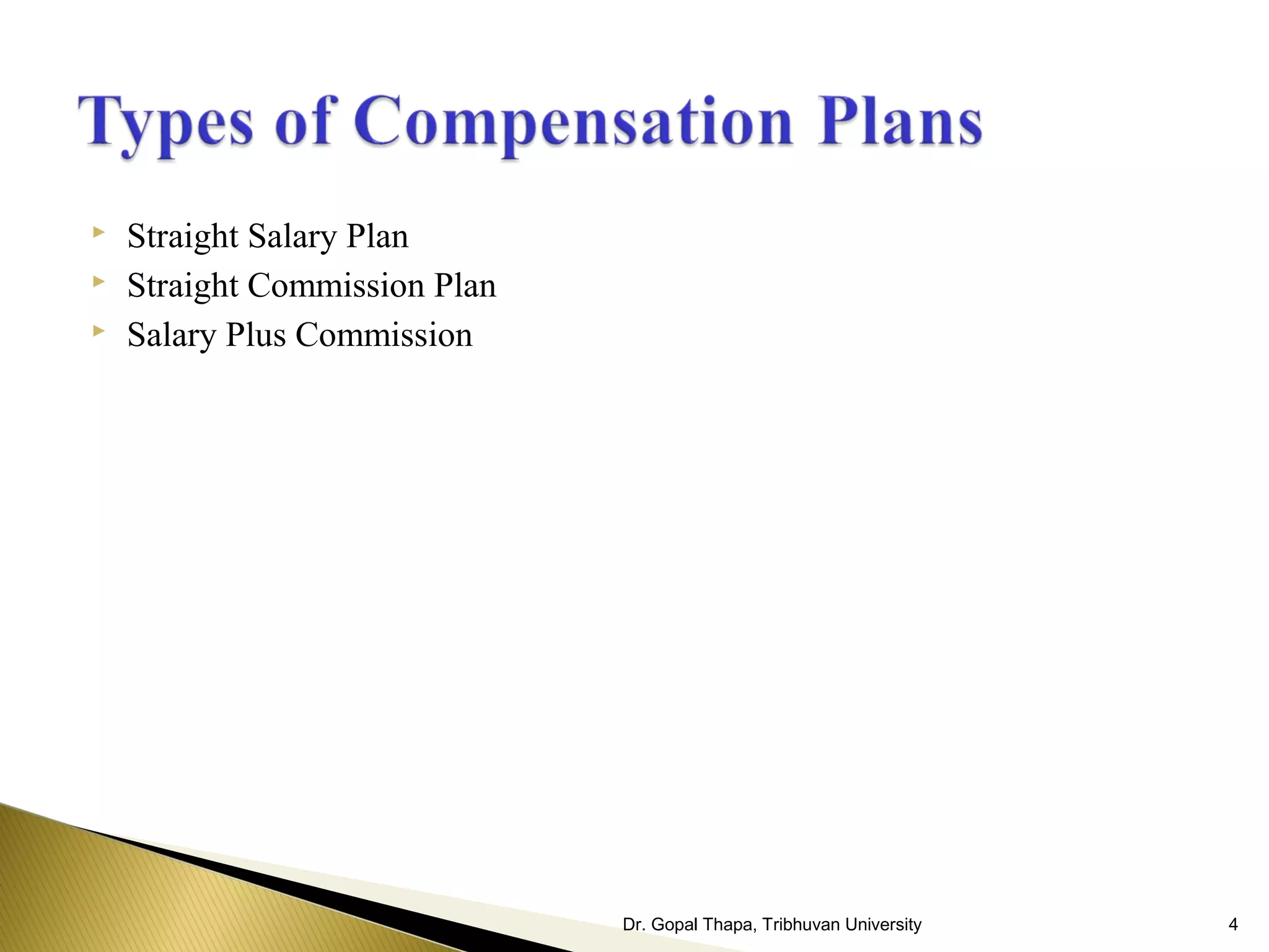 Compensating sales personnel | PPT