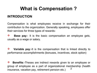 Compensation | PPT