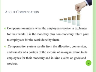 Compensation | PPTX | Government Support and Welfare | Financial Assistance