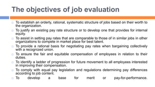 Job Evaluation | PPTX