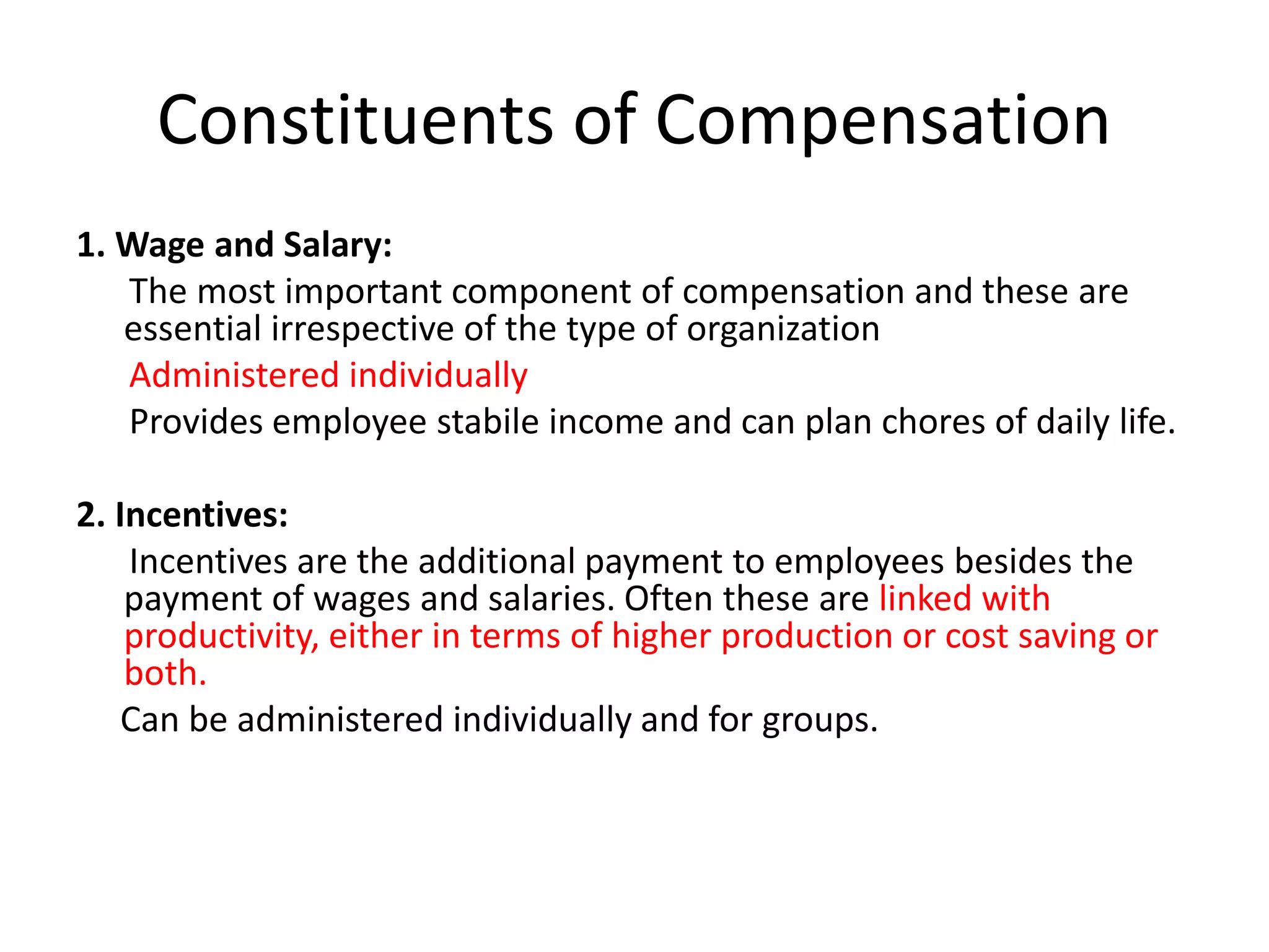 Compensation | PPTX