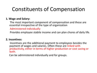 Compensation | PPTX
