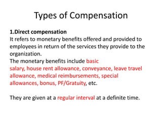 Compensation | PPTX