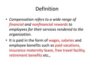 Compensation | PPT | Free Download