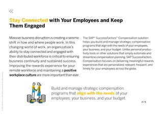 SAP SuccessFactors Compensation | PDF