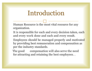 compensation-management for HRM master students | PPTX
