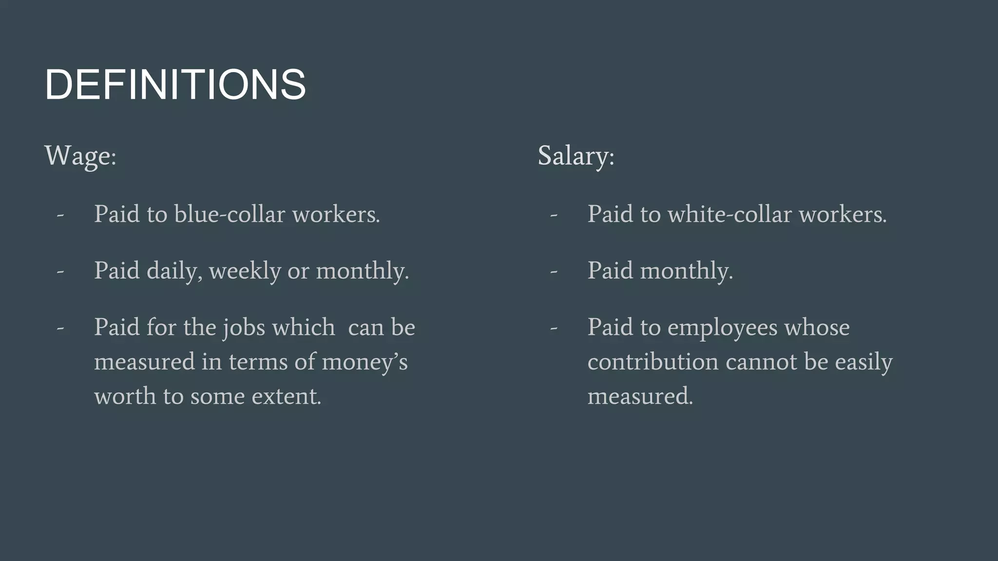 Compensation [ Outline, Definitions and Importance ] | PPTX