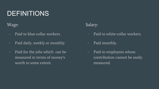 Compensation [ Outline, Definitions and Importance ] | PPTX