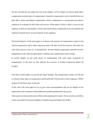 Compensation theory and-practice (a study-based-on-ucbl) | PDF
