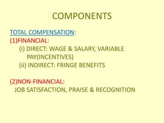 COMPENSATION1.ppt | Business | Business and Finance