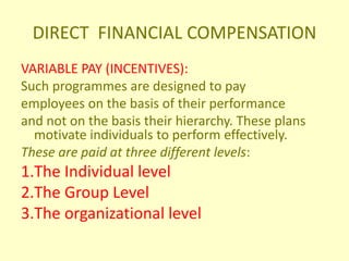 COMPENSATION1.ppt | Business | Business and Finance