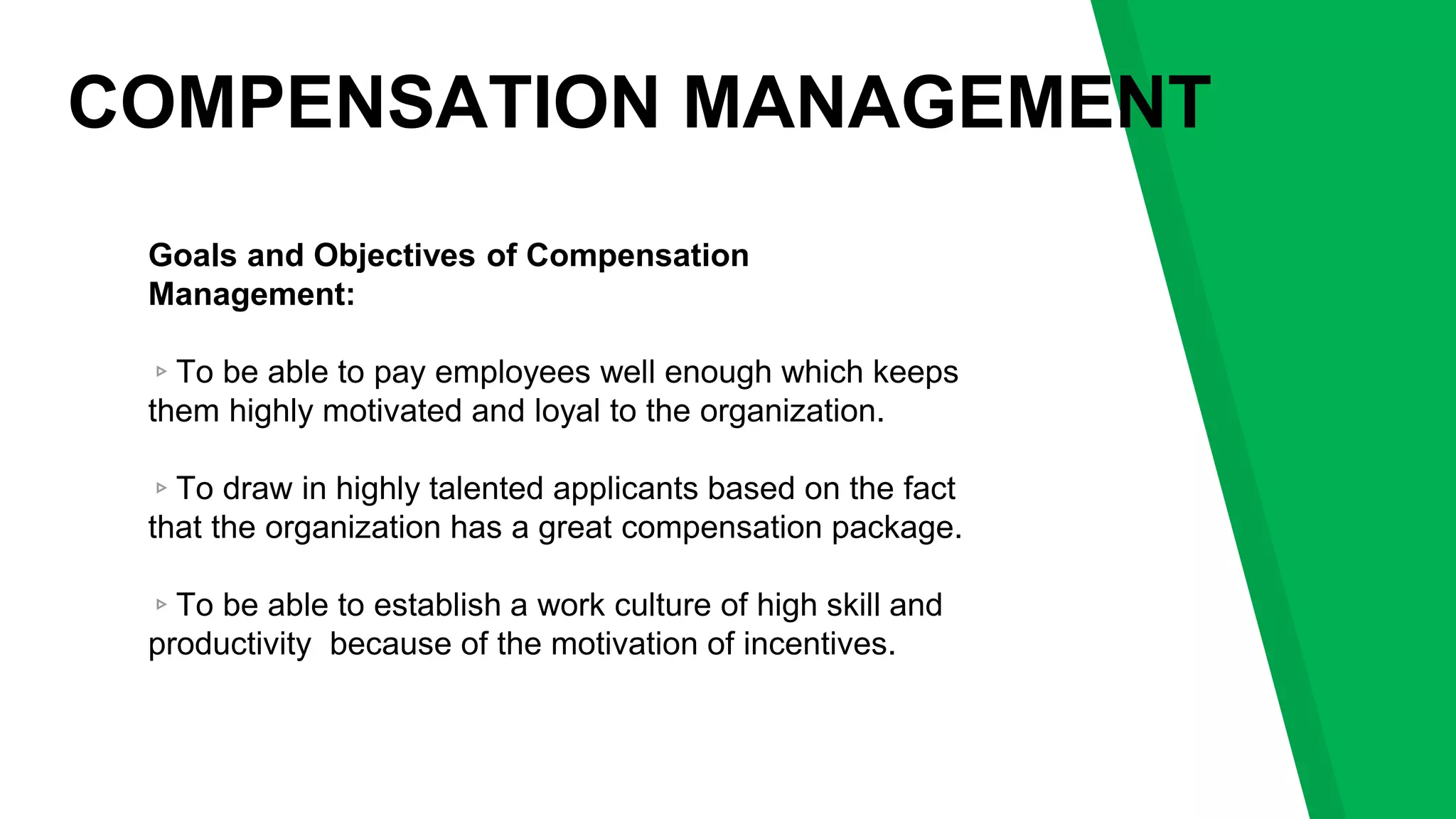 Compensation and benefits | PPTX