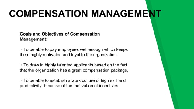 Compensation and benefits | PPTX | Government Support and Welfare ...