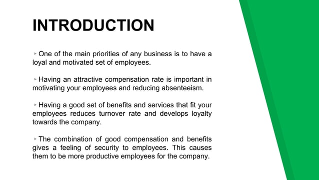 Compensation and benefits | PPTX | Government Support and Welfare | Financial Assistance