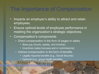 Compensation and benefits | PPT