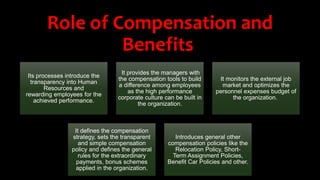 Compensation and benefits | PPT