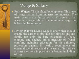 Compensation and benefits wage salary & reward administration | PPTX