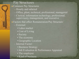 Compensation and benefits wage salary & reward administration | PPT