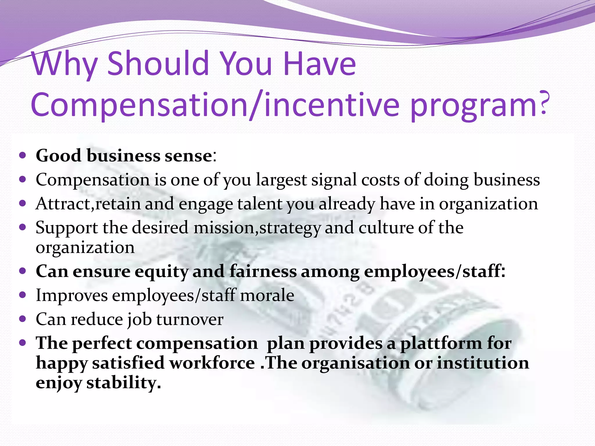Compensation and incentive plan | PPTX