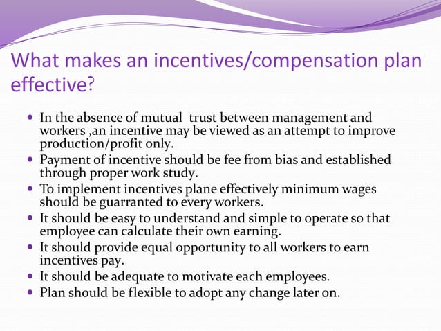 Compensation and incentive plan | PPTX