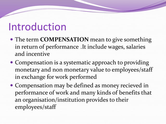 Compensation and incentive plan | PPTX