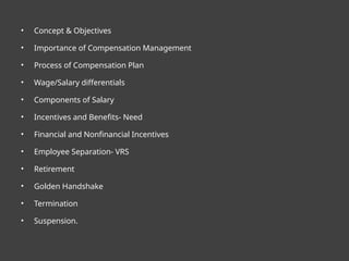 Compensation and Reward Management in HRM | PPTX