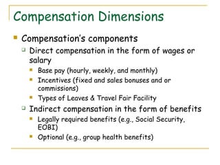 Compensation & benefits | PPT