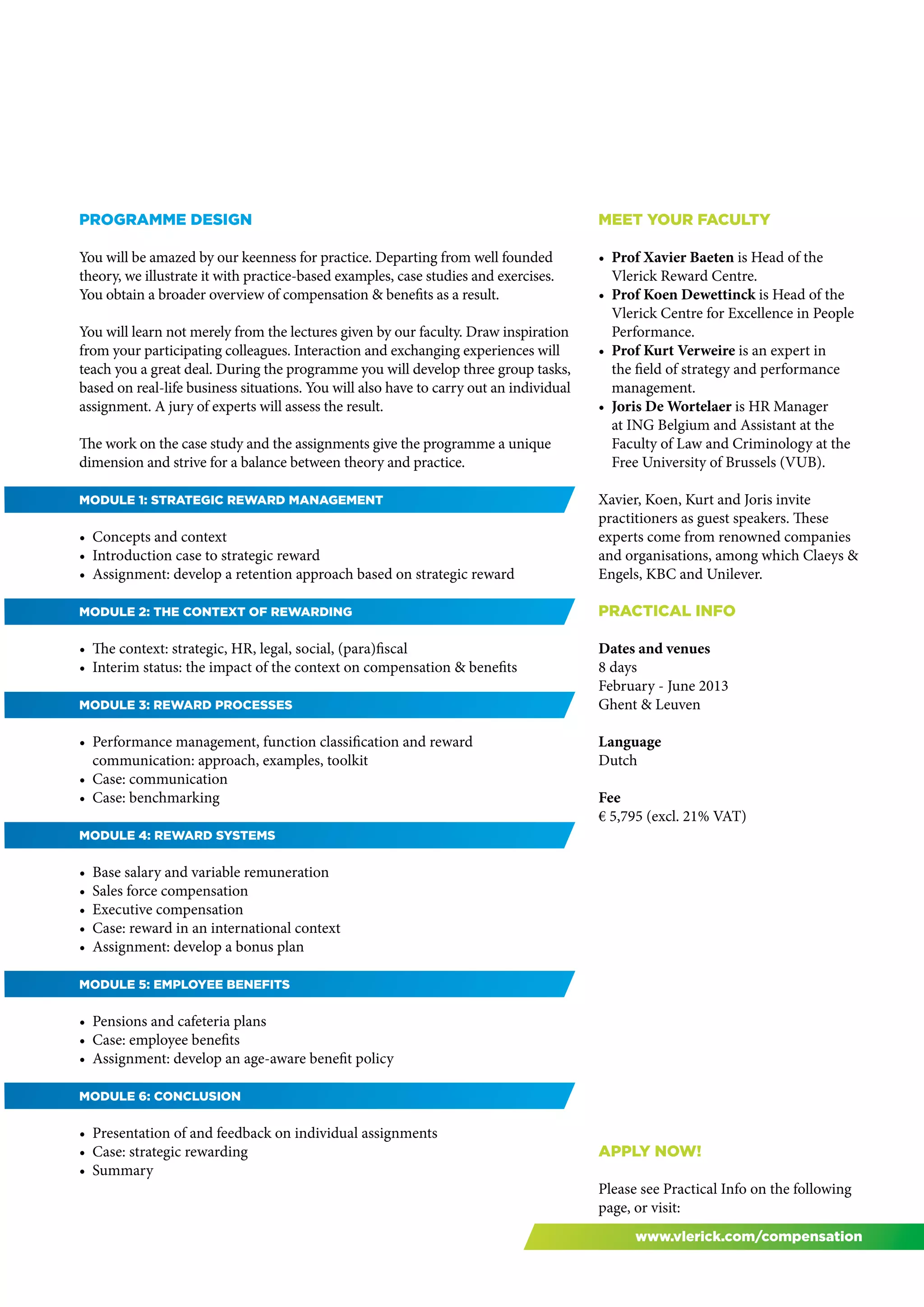 Brochure Compensation & benefits | PDF