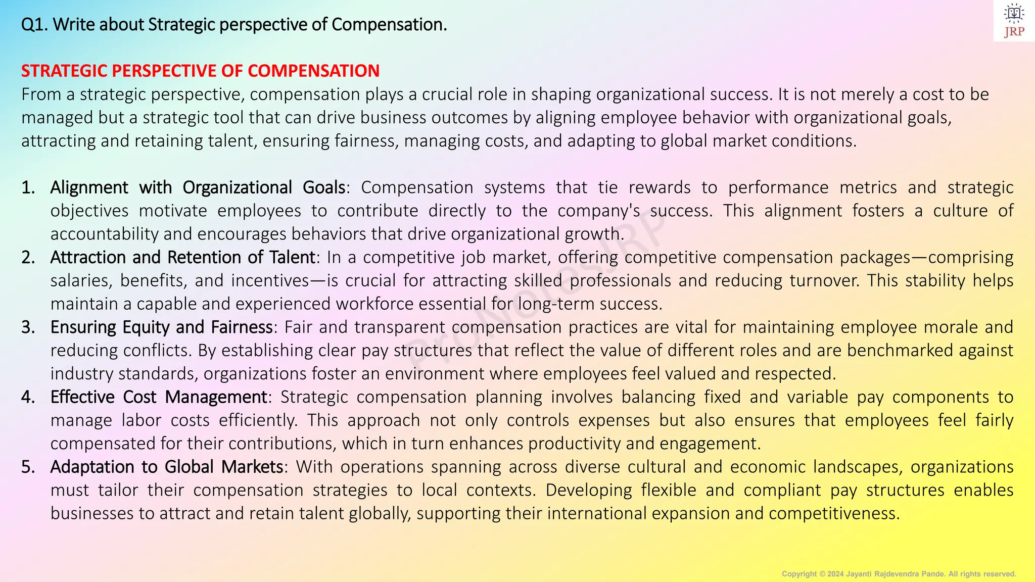 Compensation & Benefits Management Module 3.pdf