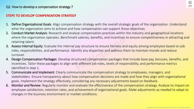 Compensation & Benefits Management Module 3.pdf | Resume Writing and ...