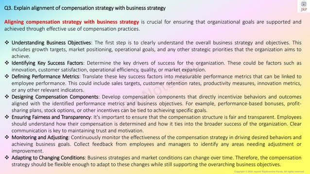 Compensation & Benefits Management Module 3.pdf | Resume Writing and ...