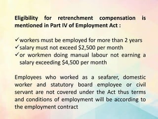 Compensation for Retrenchment | PPTX