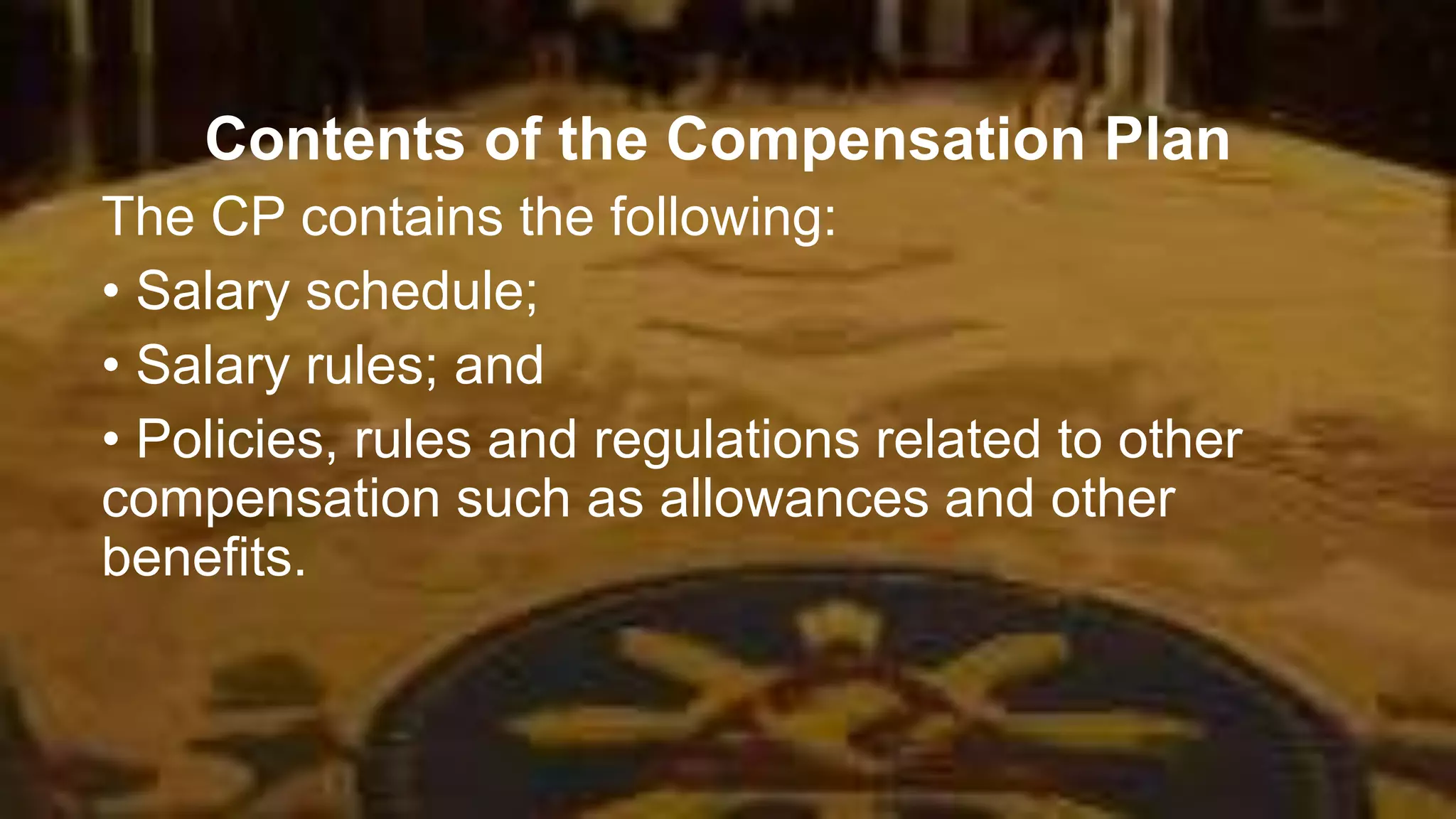 Compensation in Philippine Government | PPTX