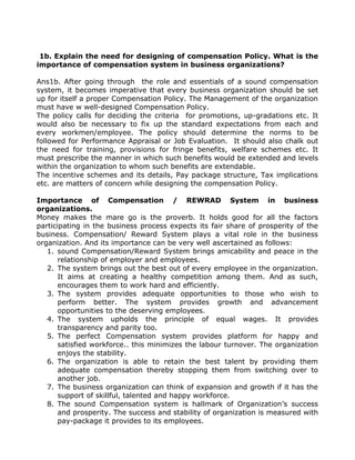 Compensation management. | DOC