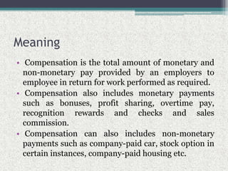 Compensation management | PPTX
