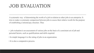 Compensation management- Dr. Mamta Joshi | PPT