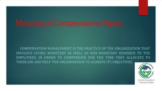 Compensation management | PPTX
