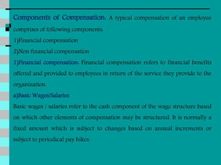 Compensation | PPTX