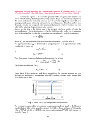 Compensation of dielectric cover effects on cp hexagonal microstrip antenna | PDF