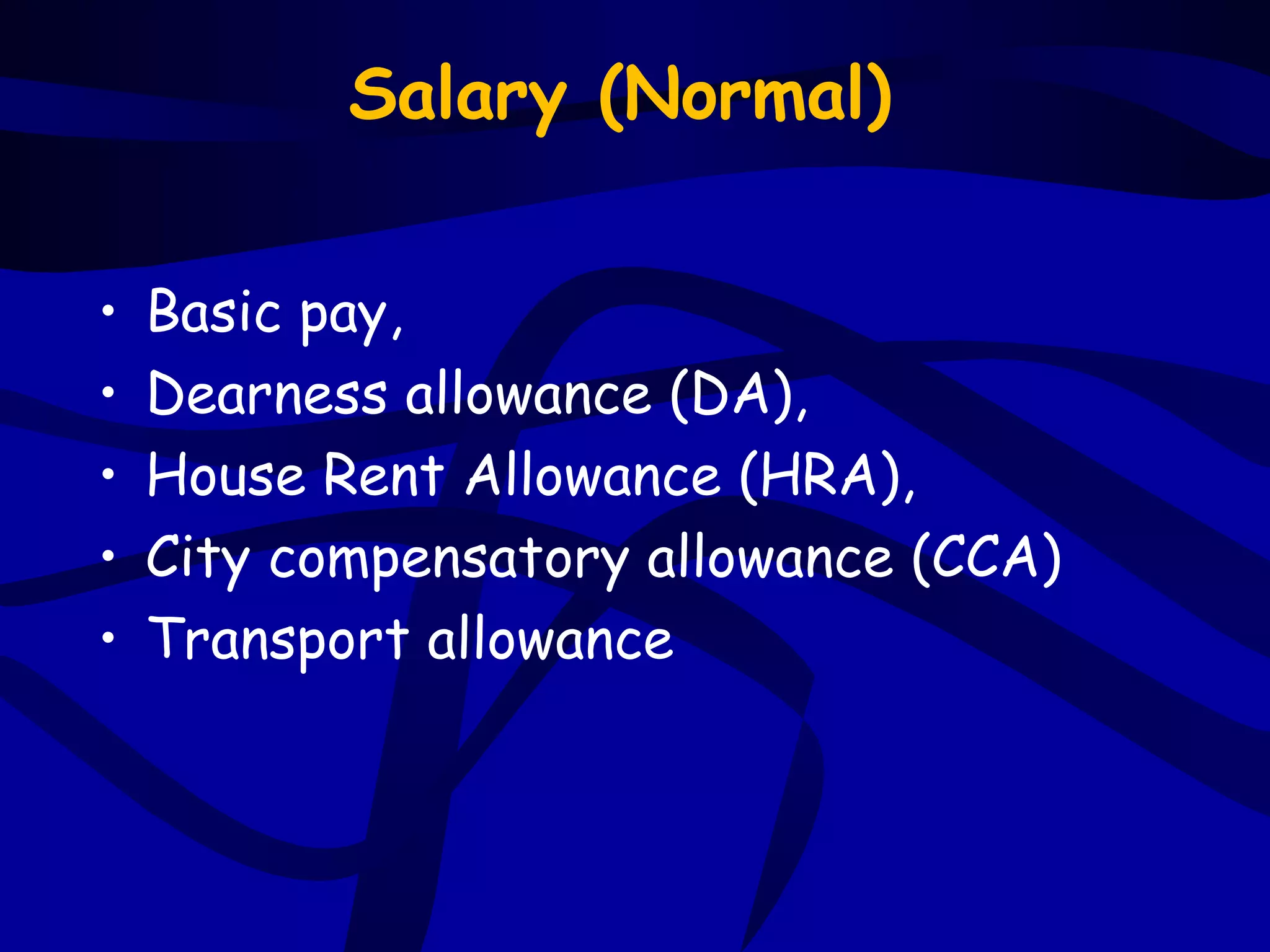 Compensation packages for central govt. employees | PPT
