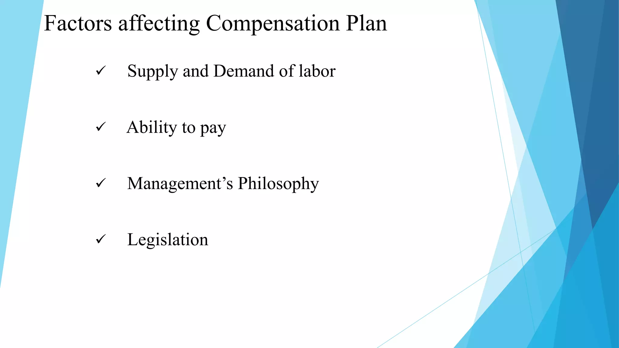 Compensation plan In HRM | PPTX