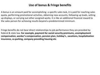 Compensation plan ppt | PPTX