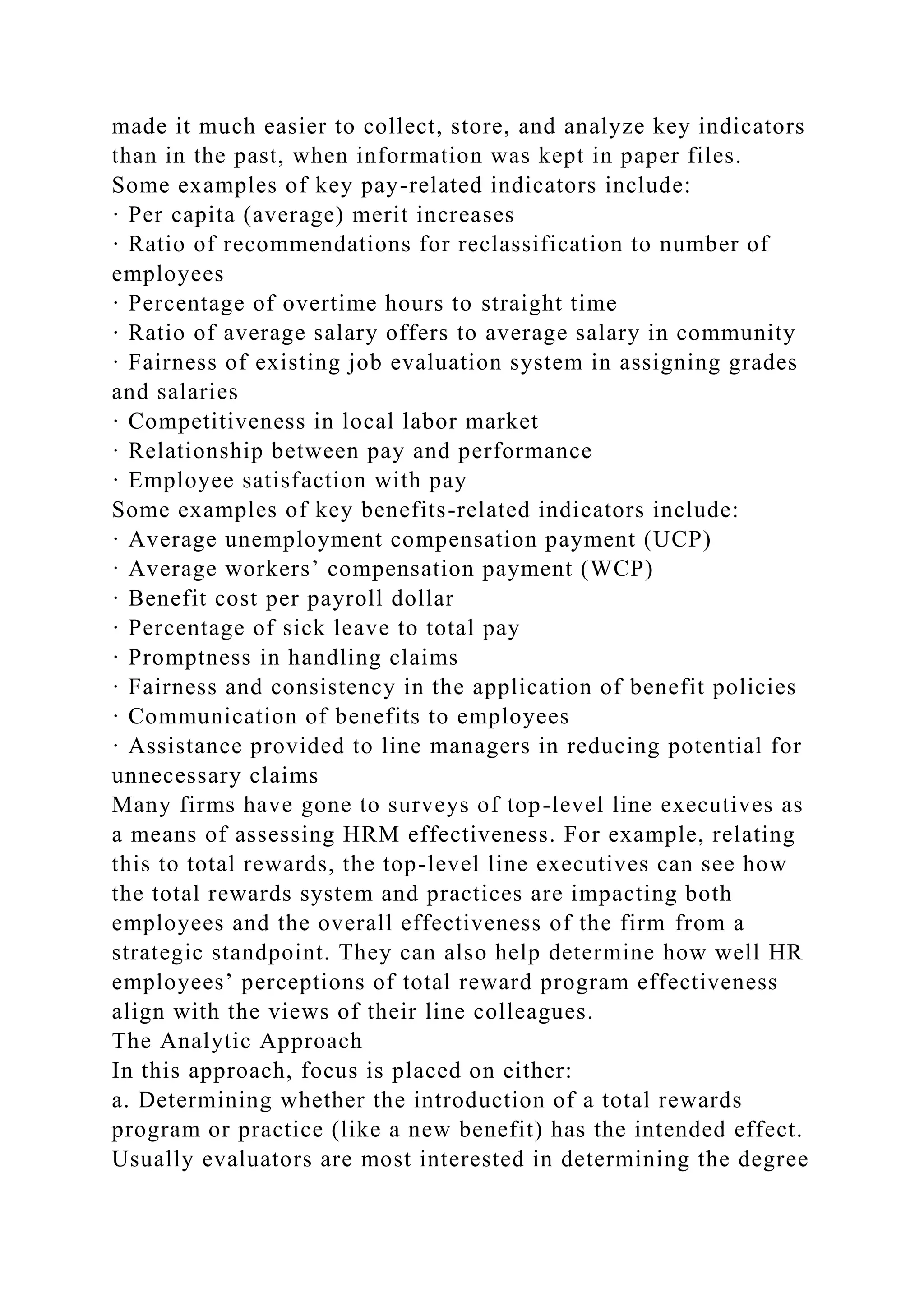 compensation plan to improve goals in organizations..docx