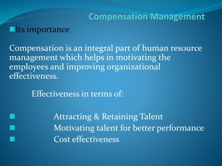 Compensation management | PPT