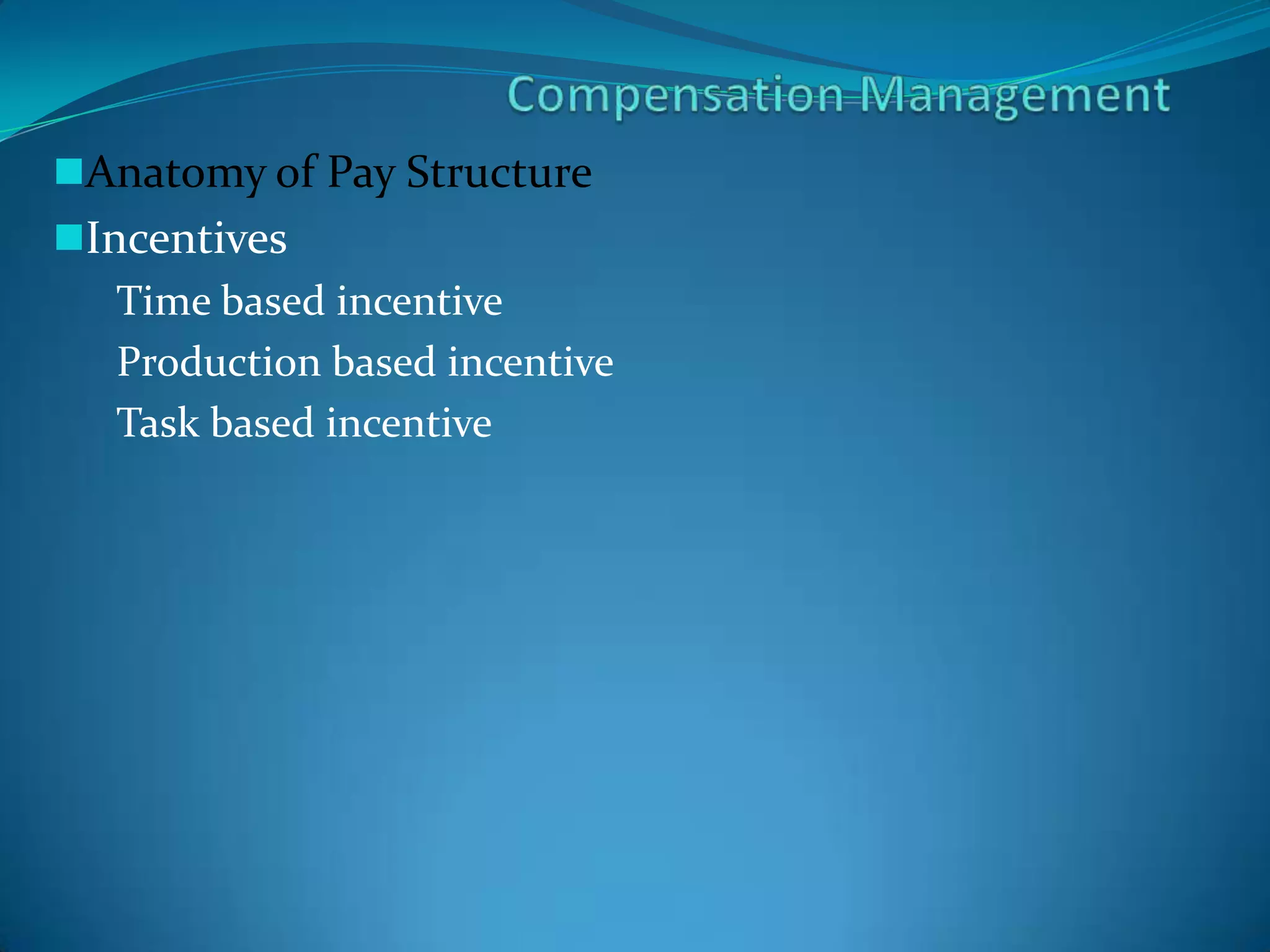 Compensation ppt | PPTX