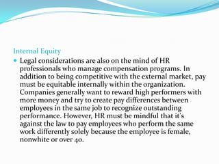 Compensation ppt | PPTX