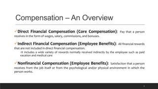 Compensation, Reward Management Human Resource | PPTX