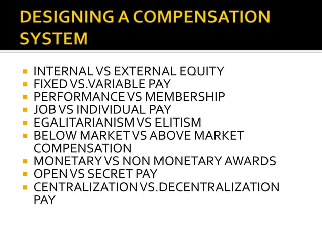 Compensation & Reward system | PPT